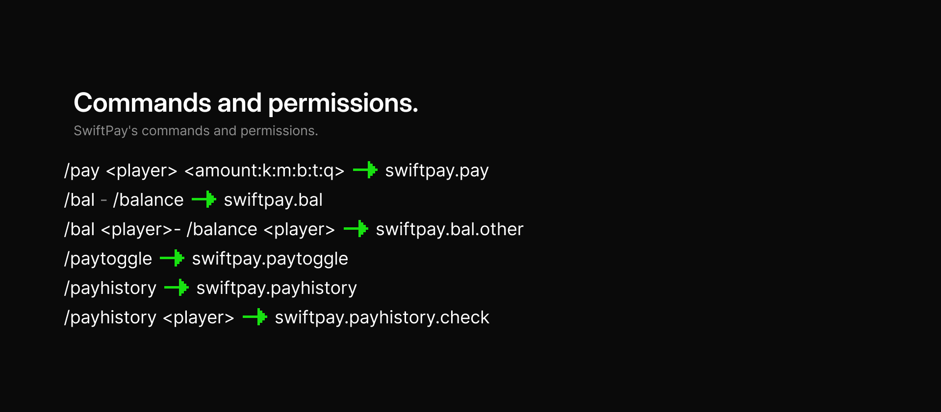 SwiftPay - Light Economy & Pay Plugin | BuiltByBit