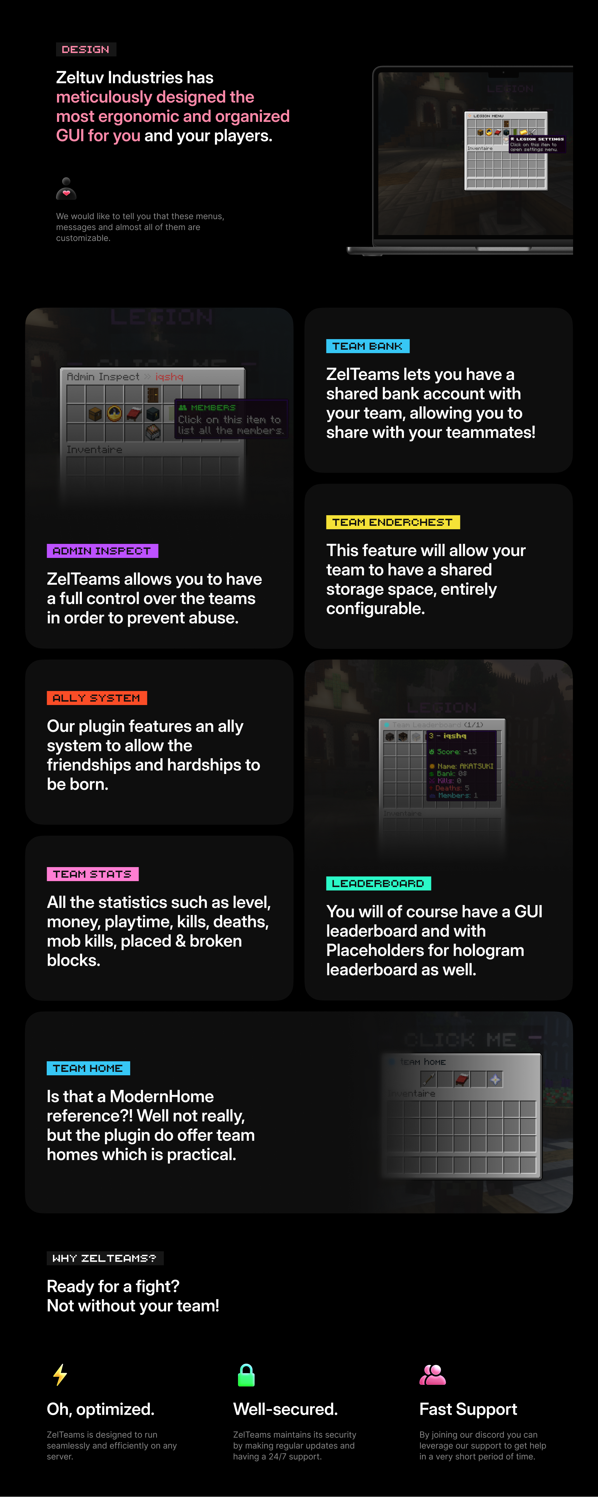 ZelTeams - Clan & Team Plugin | BuiltByBit